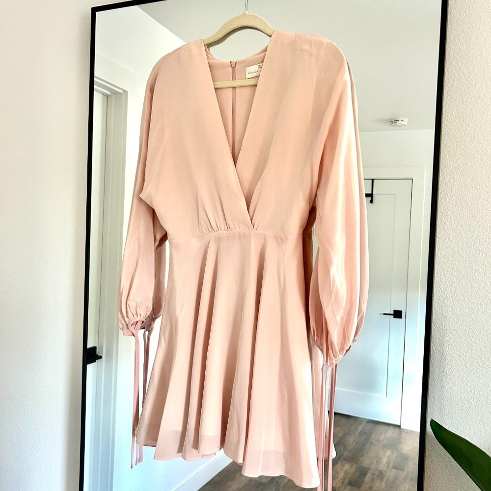 Light Pink Satin Dress - Gem